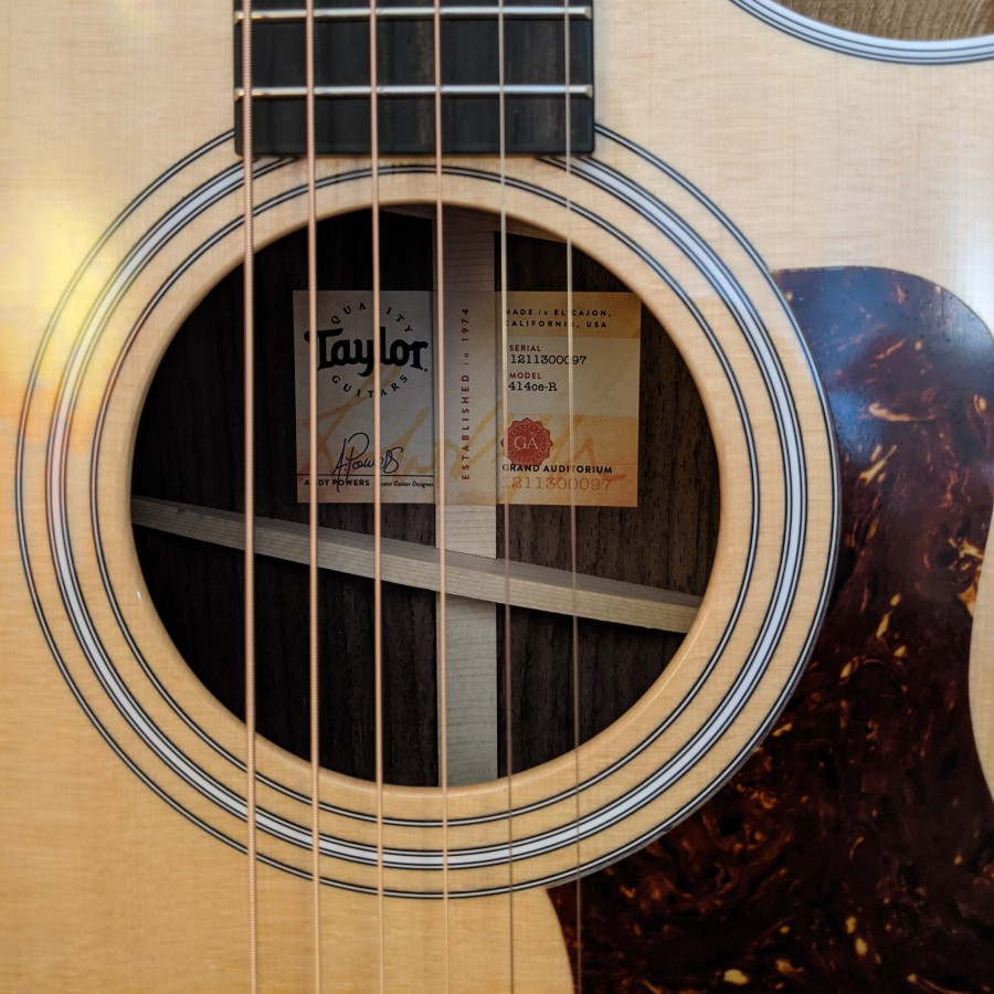 Taylor 414ce-R Grand Auditorium Acoustic Electric Guitar w/hsc
