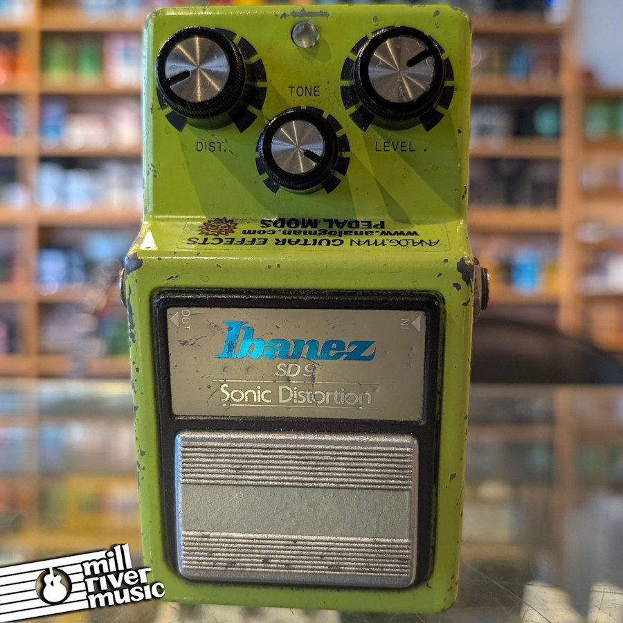 Ibanez SD-9 Black Label 1980s with Analogman Super Mod, Used