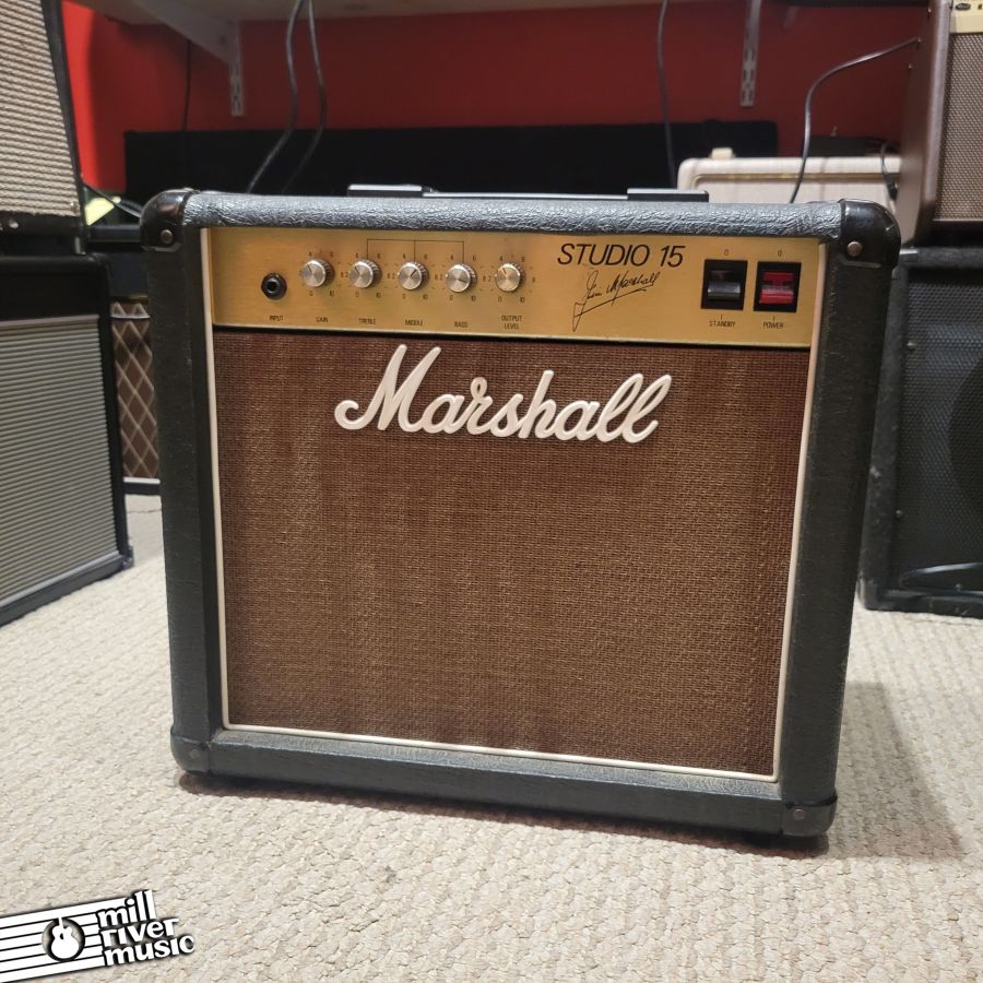 Marshall Studio 15 Model 4001 1986 1x12" 15W Tube Guitar Combo ...